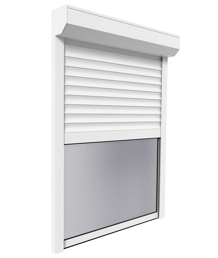 Volet roulant filaire avec moustiquaire 2 en 1 sur mesure - Stores ...