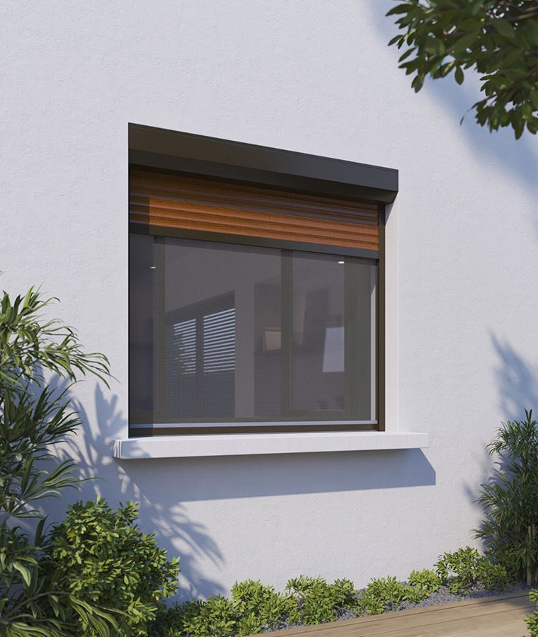 Volet roulant chene doré - Stores Discount