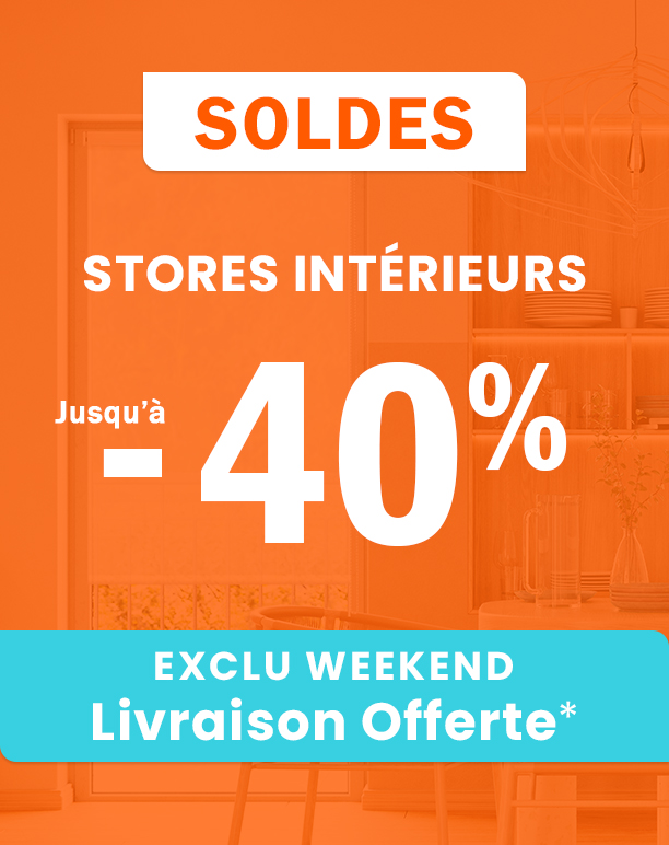 Stores pas cher fabriqués sur mesure, code promo Stores Discount